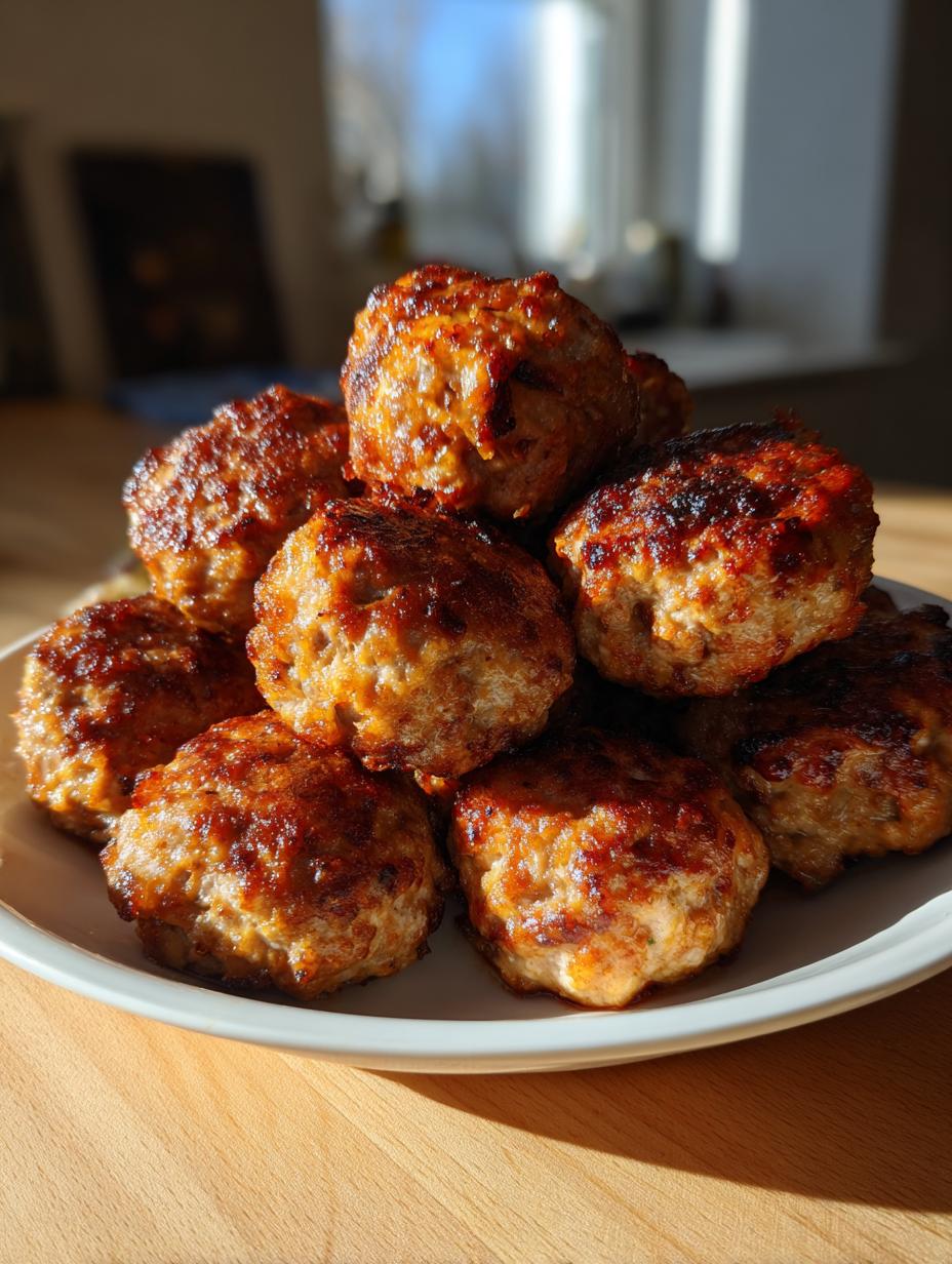 30-Min Super Juicy Ground chicken meatballs - Recettefx